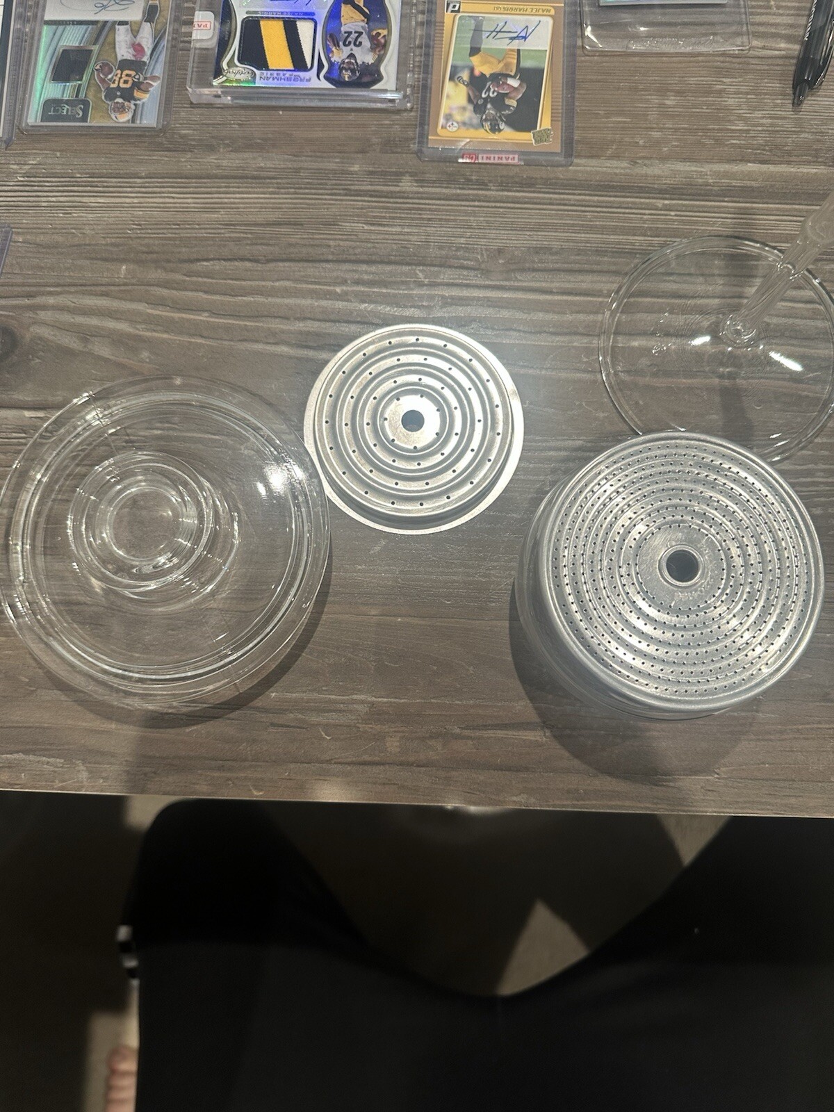 Lot Of 3 Vintage PYREX Percolator Glass Pump Stem Replacement Lid ...