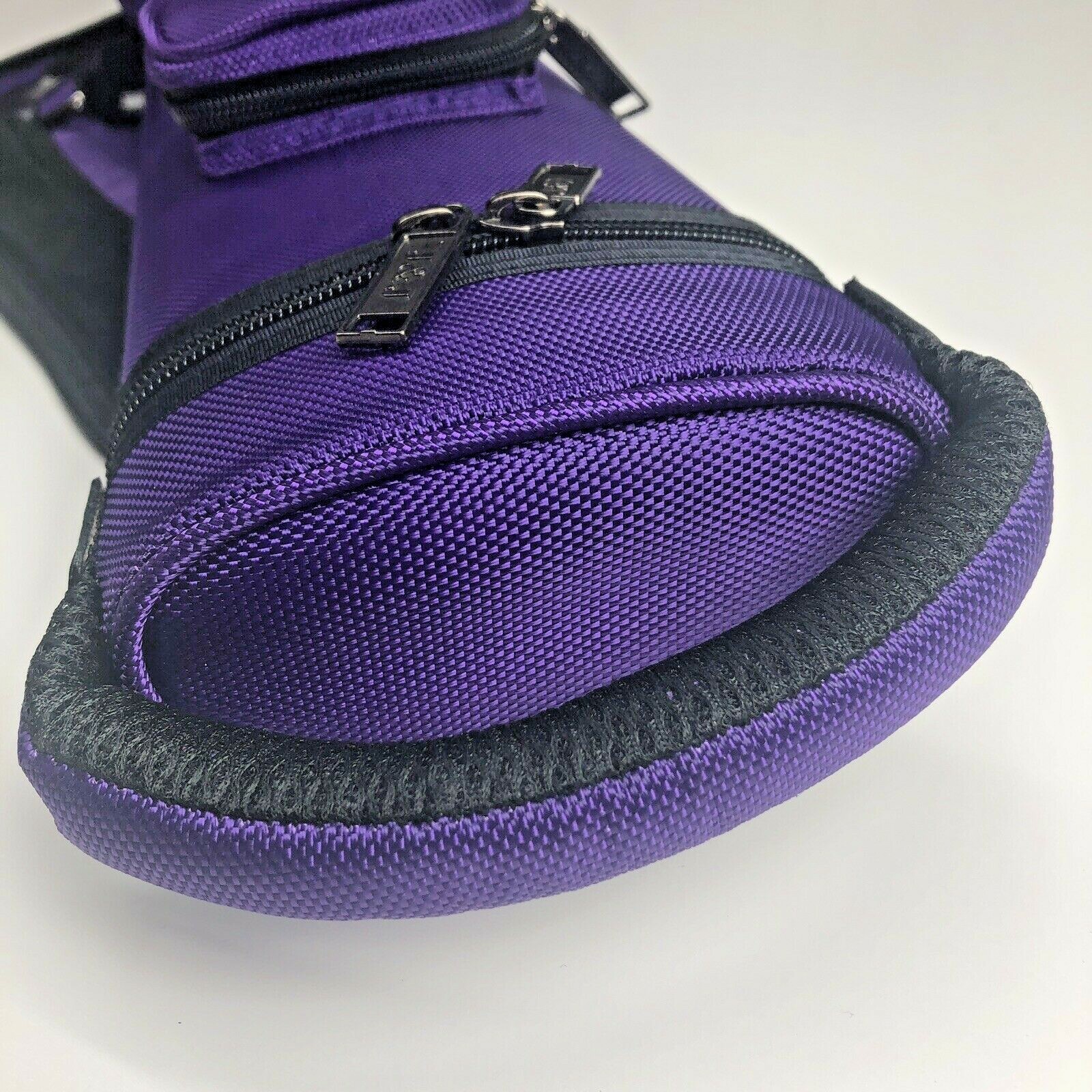 J&J Purple 3 Butt 4 Shaft 3x4 / 2x5 Duranylon Pool Cue Case With ...