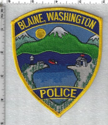 Blaine Police (Washington) 2nd Issue Shoulder Patch | eBay