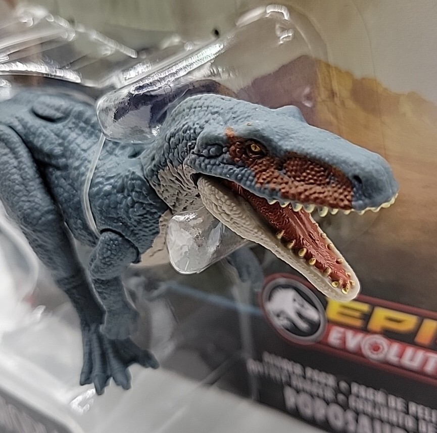 Jurassic World Epic Evolution Danger Pack Poposaurus 7" Figure Mattel ...