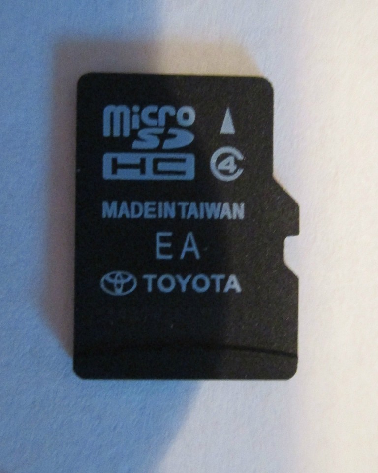 13-14-15 Toyota Camry Highlander Tundra Navigation Micro SD Card Map ...
