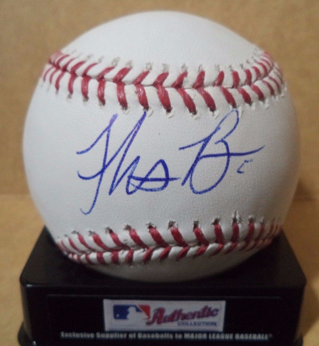 THOMAS BURROWS ATLANTA BRAVES SIGNED AUTOGRAPHED ROMLB M.L BASEBALL W ...