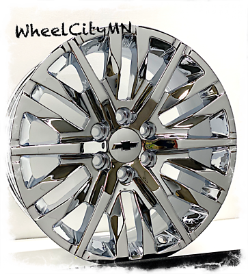 22" chrome OE replica 84437264 wheels fits 2019 2020 Chevy Tahoe ...