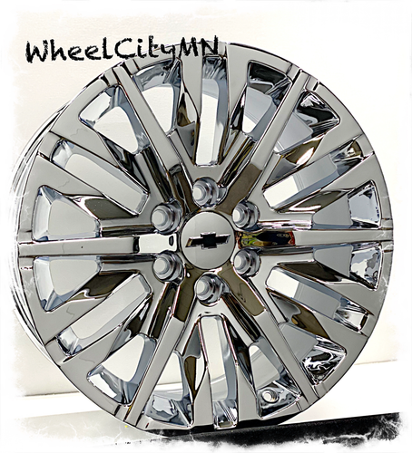 22" chrome OE replica 84437264 wheels fits 2022 Chevy Tahoe Suburban ...