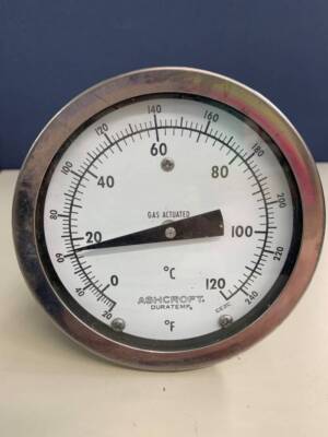 Ashcroft Duratemp Dial Thermometer: Adj. Angle, 5\ | eBay