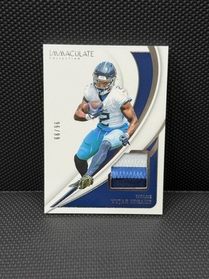 2024 Panini Immaculate Tyjae Spears /99 Tri-Color Patch #99 Titans | eBay