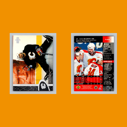 Sandy McCarthy #23 1996 Upper Deck Calgary Flames Hockey Card NHL NM | eBay