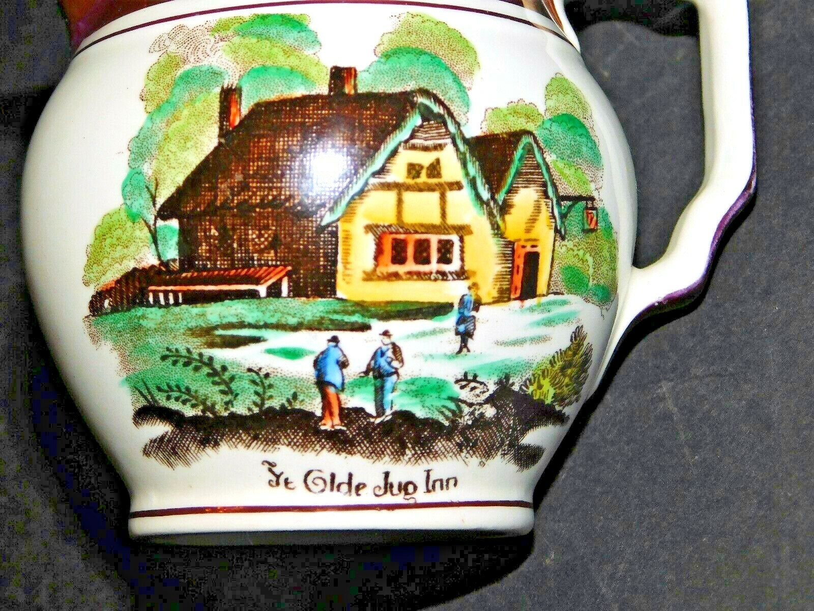 GRAYS POTTERY LUSTRE JUG "YE OLDE JUG INN" WITH RHYME ON REVERSE | eBay