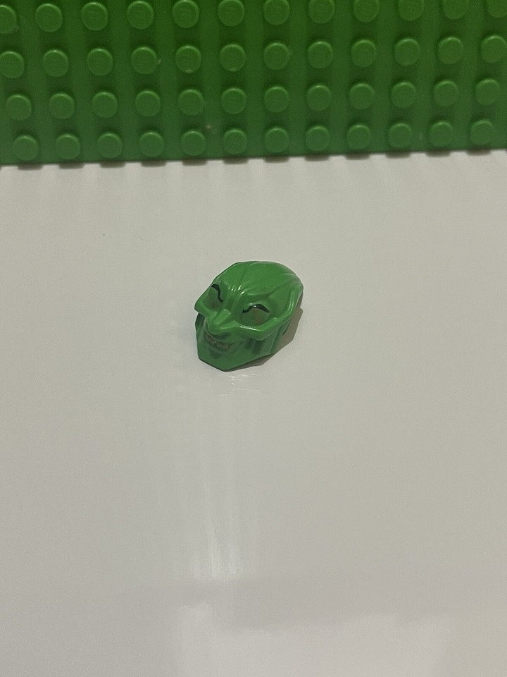 Lego Green Goblin Mask With Gold Printing”Rare! | eBay