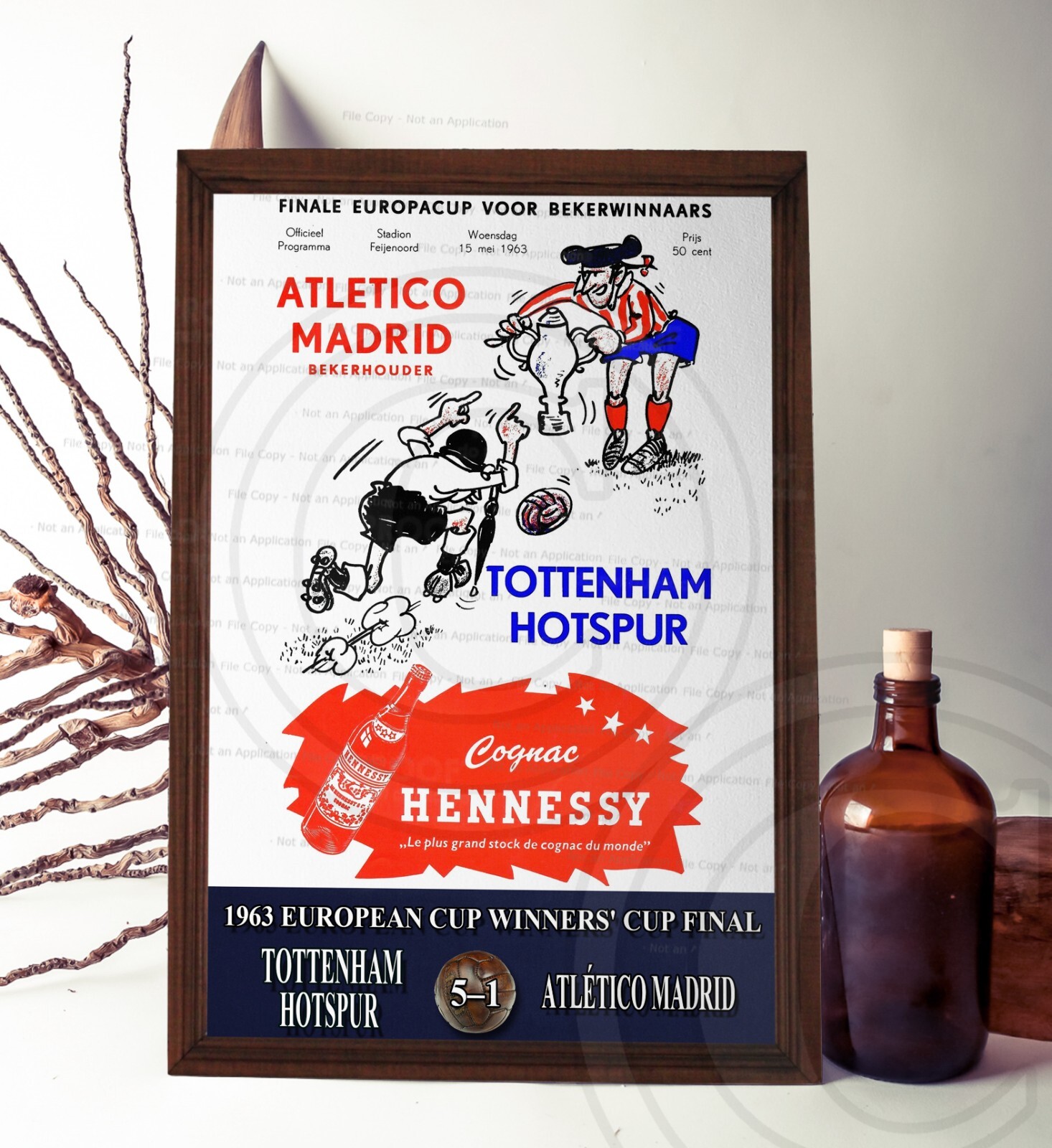 SPURS, Tottenham Hotspur 1963 European Cup Winners Cup Sign,Retro ...