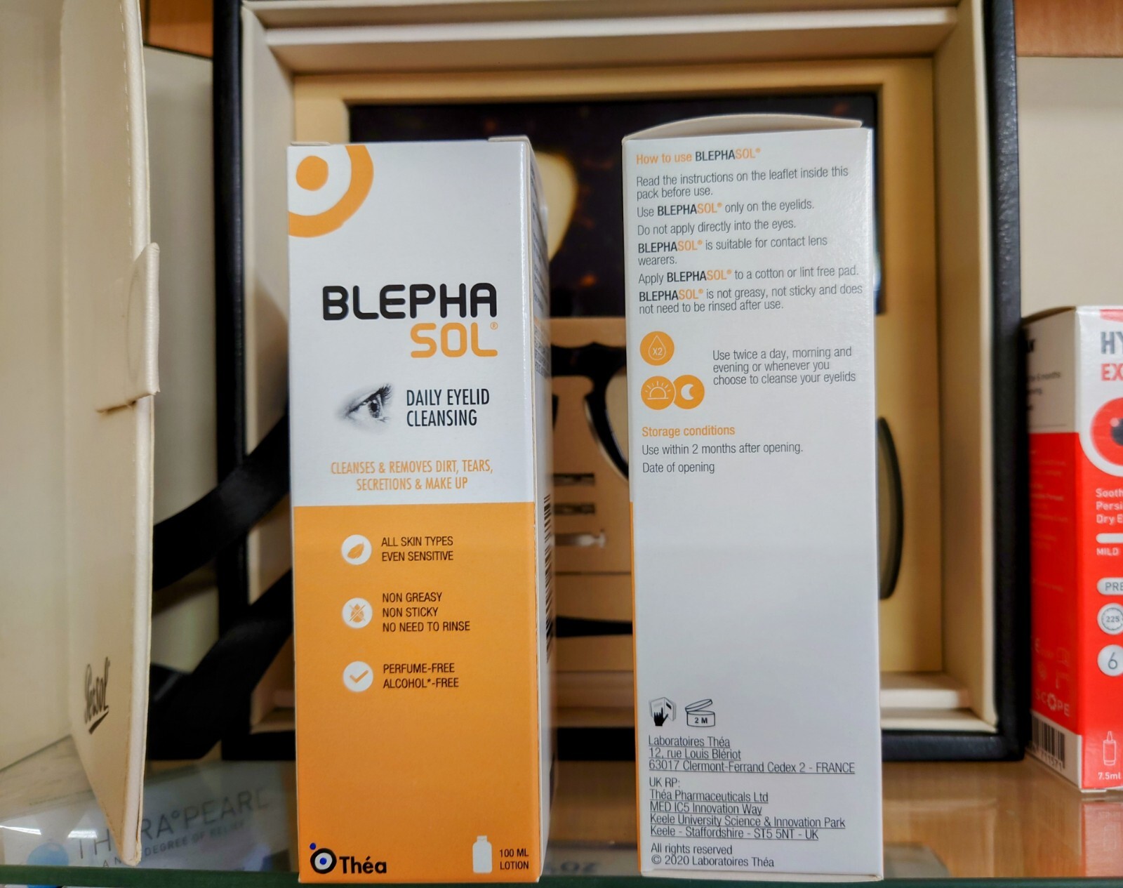 2 x Blephasol Sensitive Eyelid Eye Cleaning Lotion 100ml Blepharitis ...