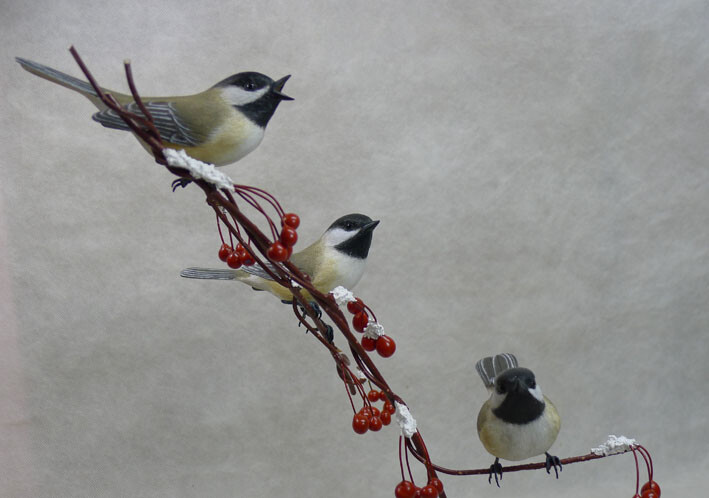 Black-capped Chickadee Original Birds Wood Carving | eBay