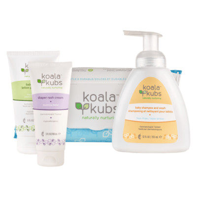 Melaleuca Koala Kubs Baby Care 4-Pack Lotion Cream Wipes Shampoo Wash ...