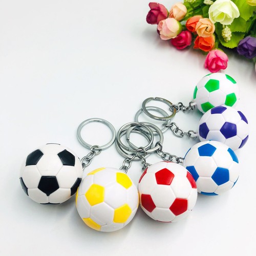 Football Key Fob Smooth Surface Decorative Soccer Key Ring Hanging ...