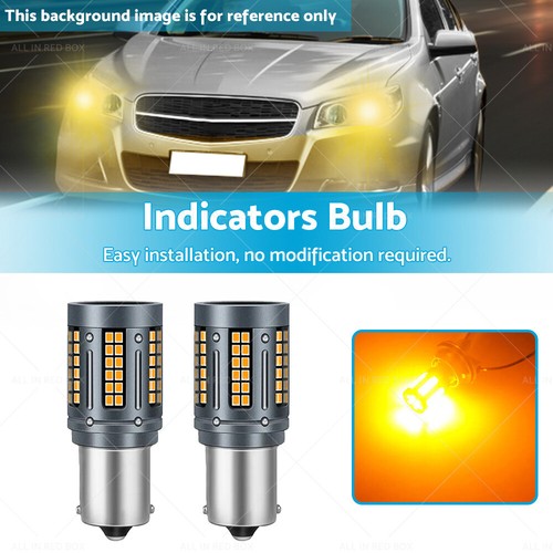LED Amber Front/Rear Indicators Bulb Suitable ForHolden Commodore VT VX ...