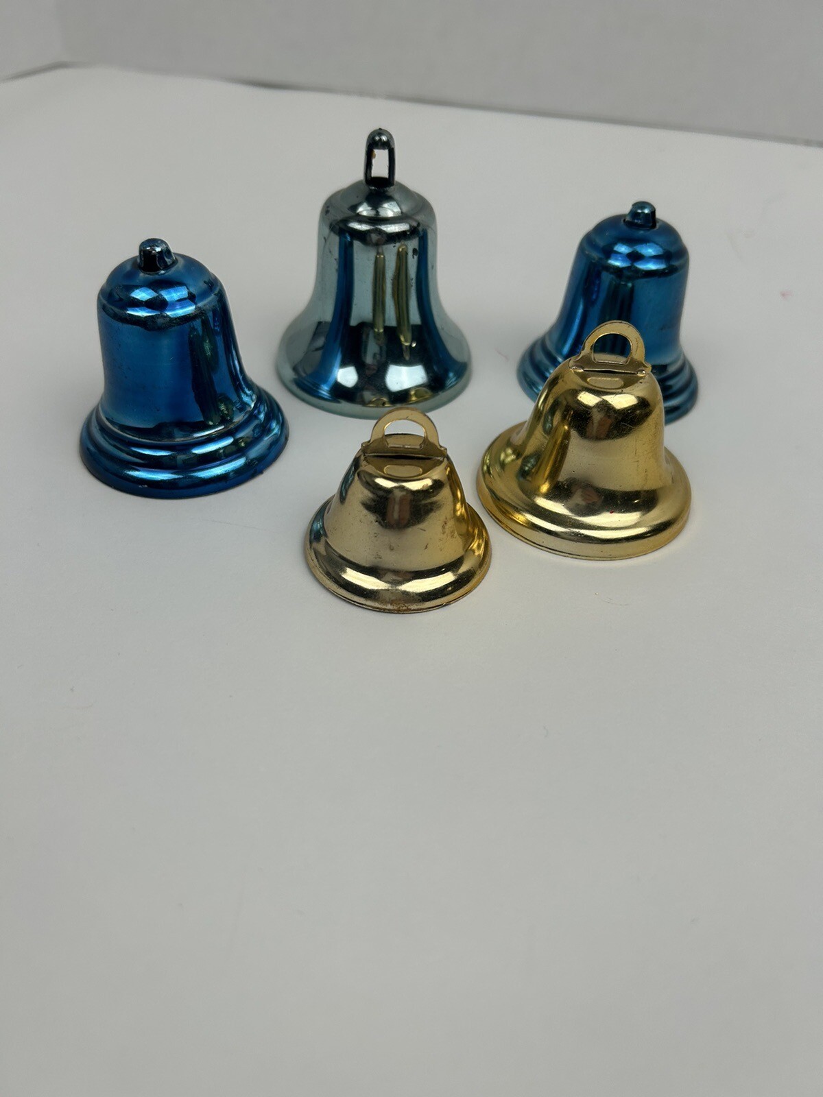 VTG Aluminum Christmas Bells Anodized Bell Ornaments Lot of 5 MCM | eBay