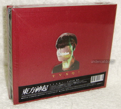 TOHOSHINKI TVXQ Catch Me Taiwan CD+38P Booklet+Card (Red Ver.) Dong ...