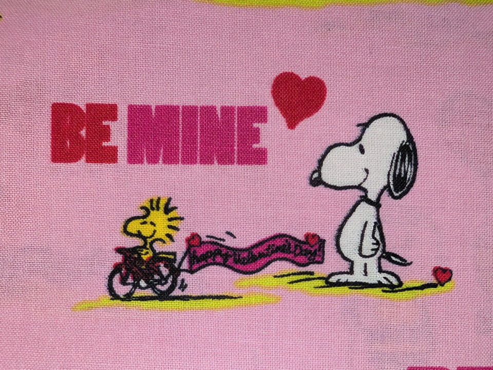2014 Peanuts-Be MIne, Be True, Be Sweet/Valentine's Fabric/100% Cotton ...
