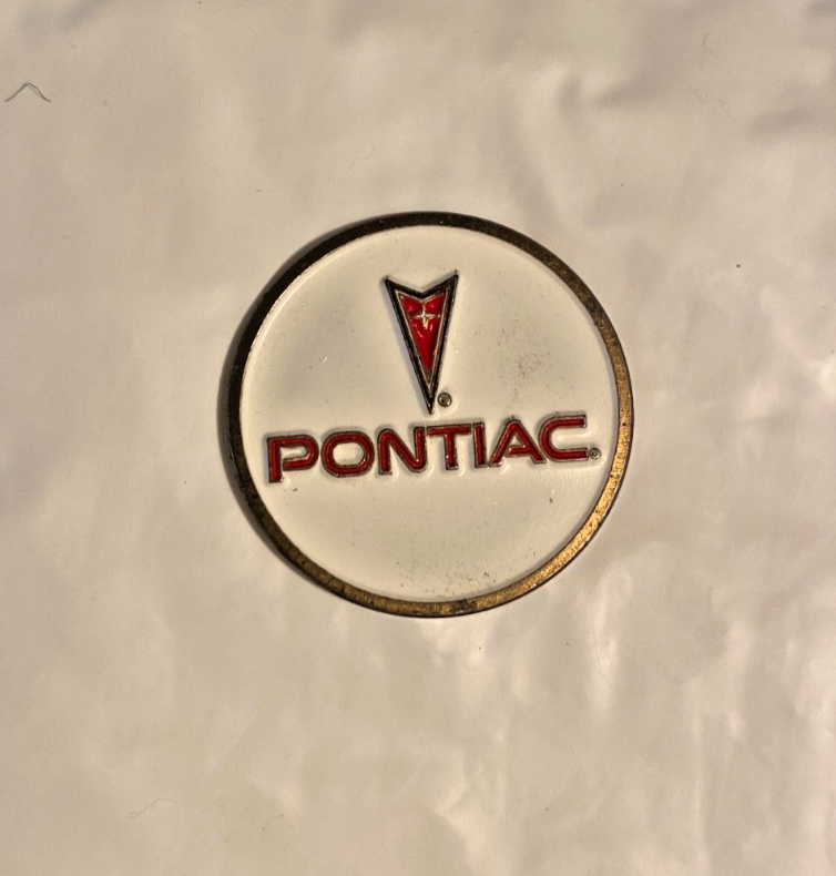 PONTIAC AUTOS -1" coin style Ball Marker. VINTAGE. | eBay