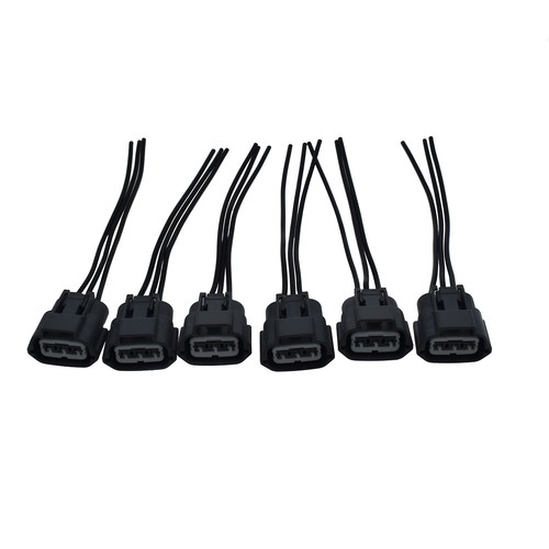 6PCS Ignition Coil Wire Harness Connector Pigtail For Nissan Altima ...