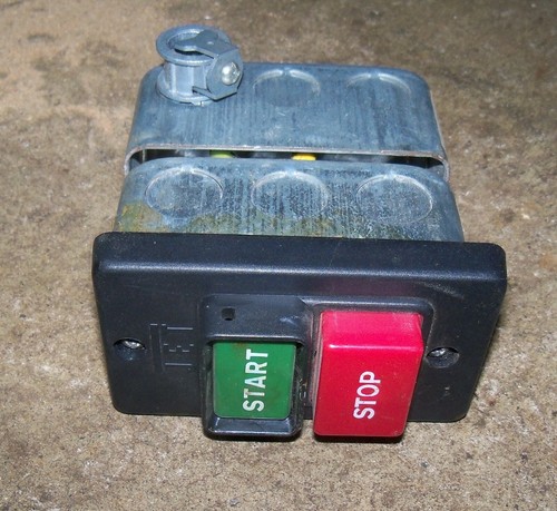 JET Table Saw Power Tool Box On Off Switch, Push Button Safety, 220 230 ...