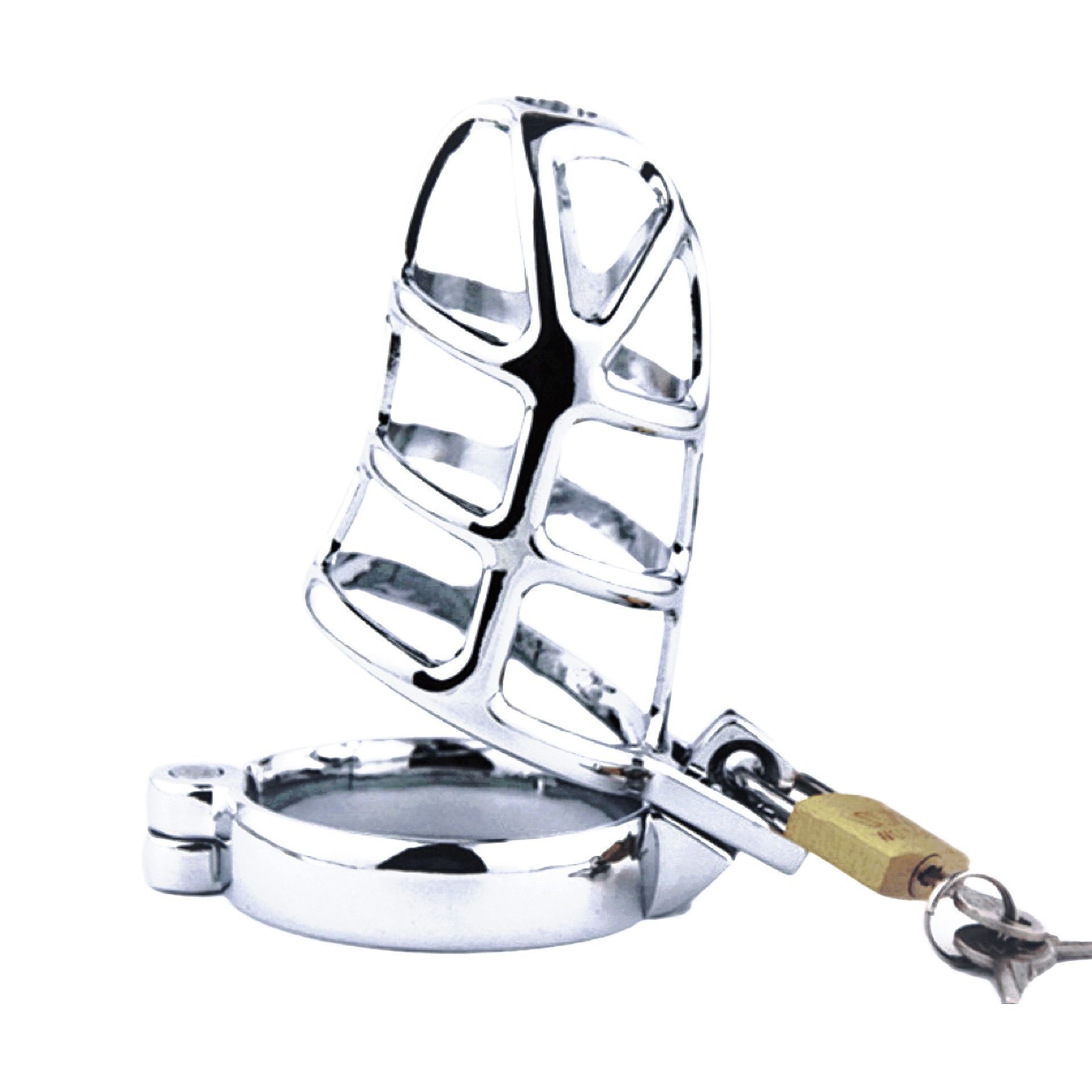 Chastity Belt Devices Male Stainless Steel Metal Cage Restraint Cock ...