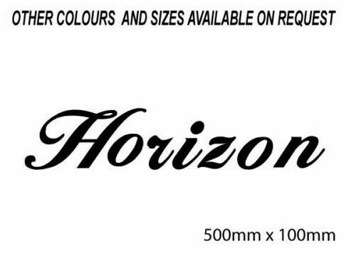 HORIZON MILLARD RV DECAL CAMPERVAN RV MOTORHOME STICKER 500mm x 100mm ...
