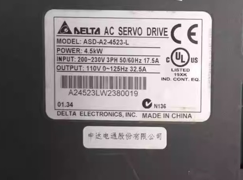 DELTA Servo Drive A2 Series ASD-A2-4523-L | eBay
