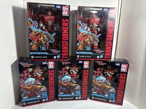 Transformers Studio Series 86 Junkions Lot Of 5 Wreck-Gar & Junkheap ...