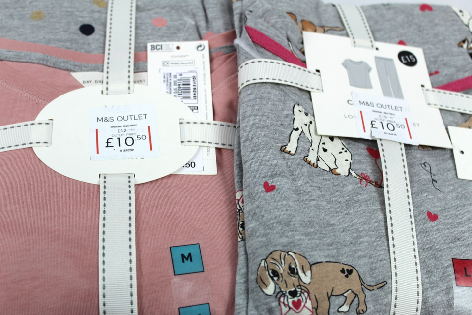 6 Pairs M&S Outlet Pyjama Sets Cotton Rich Long & Short Sleeve New With ...