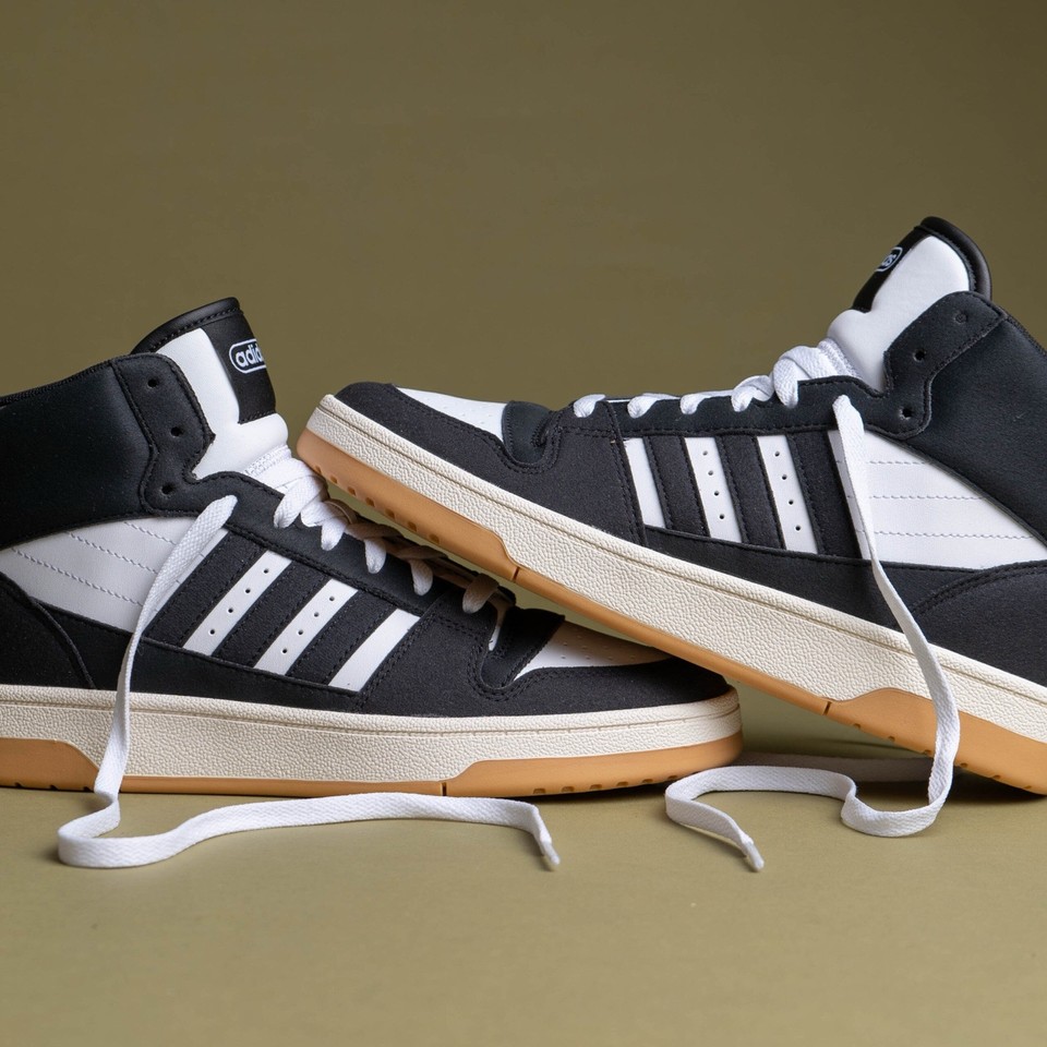 Adidas Break Start Mid Men’s Basketball Shoe Athletic Sneaker Black ...