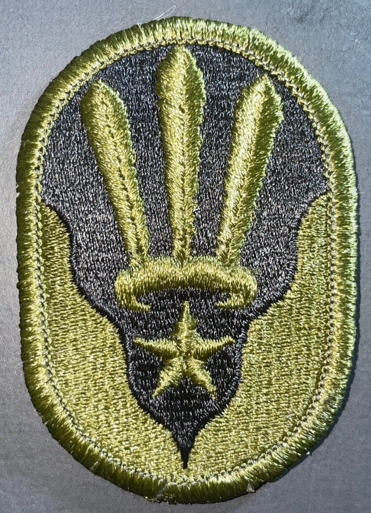 US Army OD 123rd Army Reserve Command (ARCOM) Patch Iron-On/Sew-On Used ...
