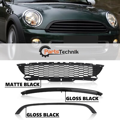 New For Mini Cooper JCW R55 R56 R57 R58 R59 2007-15 Front Grill Grille ...