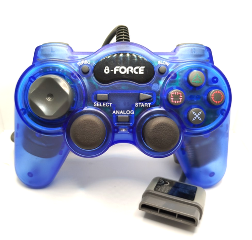 Manette Ps1 Controller Joypad Playstation 1 Joystick Ps One Bleu transparent | eBay