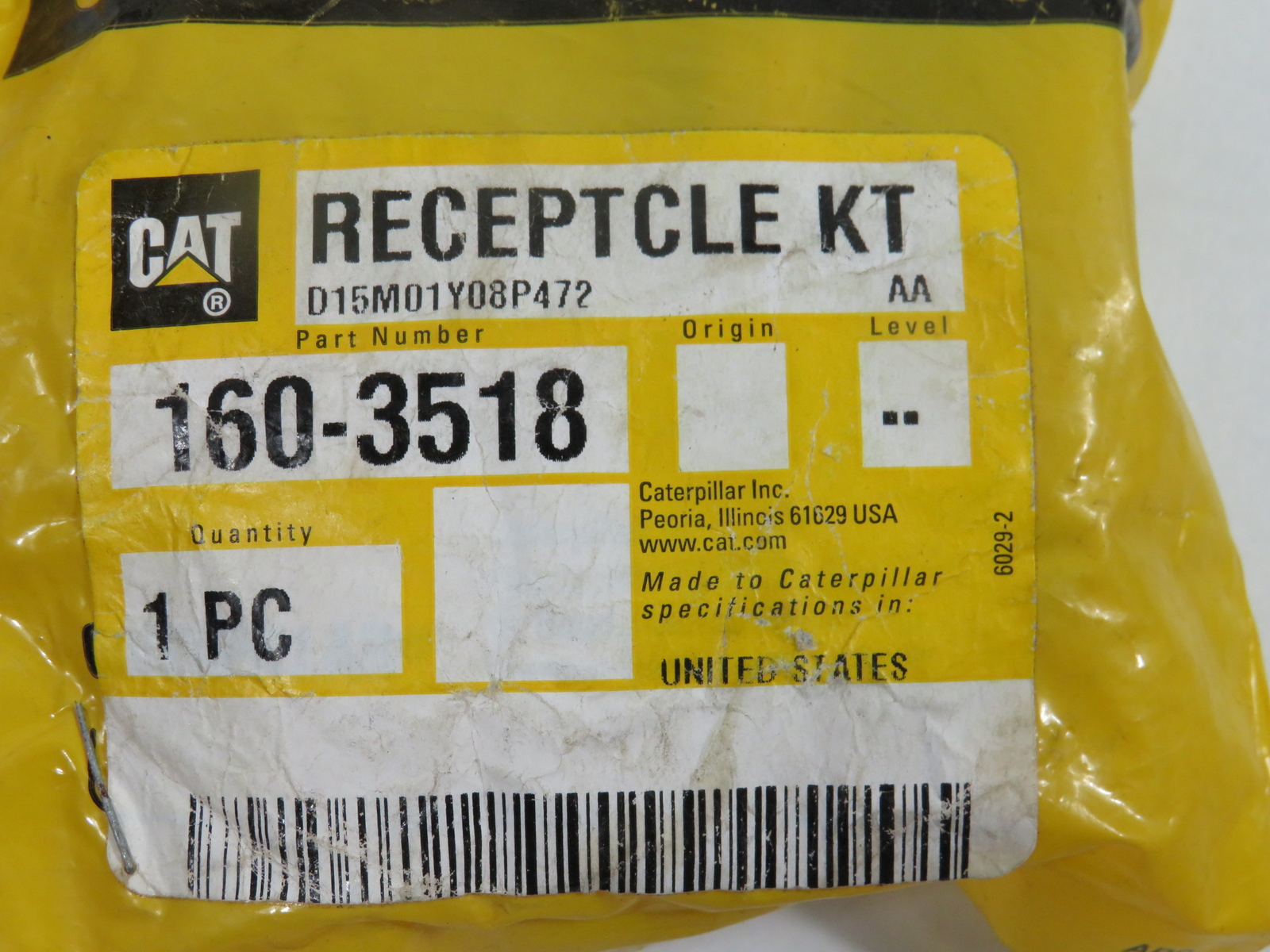 CATERPILLAR 160-3518 Receptacle 1603518 Cat for sale online | eBay
