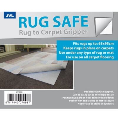 Rug Gripper Anti Slip Carpet Underlay Gripps Rug To Carpet Anti-creep ...
