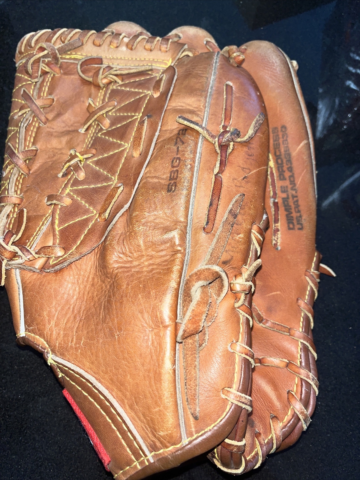 Vintage SSK Professional SBG 72 Dimple II Baseball Glove - RHT | eBay