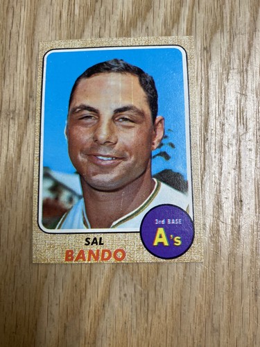 1968 Topps Baseball Sal Bando Oakland Athletics Card #146 | eBay