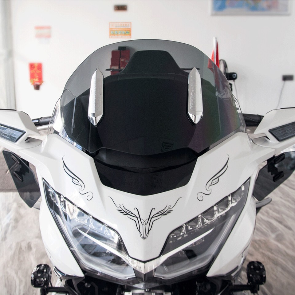 Panical Smoke Gray Windscreen Windshield For Honda Goldwing GL1800 F6B ...