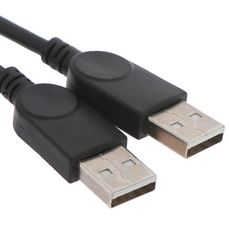 USB 2.0 Female to USB 2 Male Cable USB Double Splitter Power Extension ...