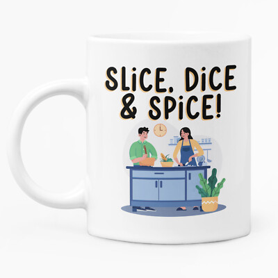 Slice, Dice & Spice - Cooking Mug | eBay UK