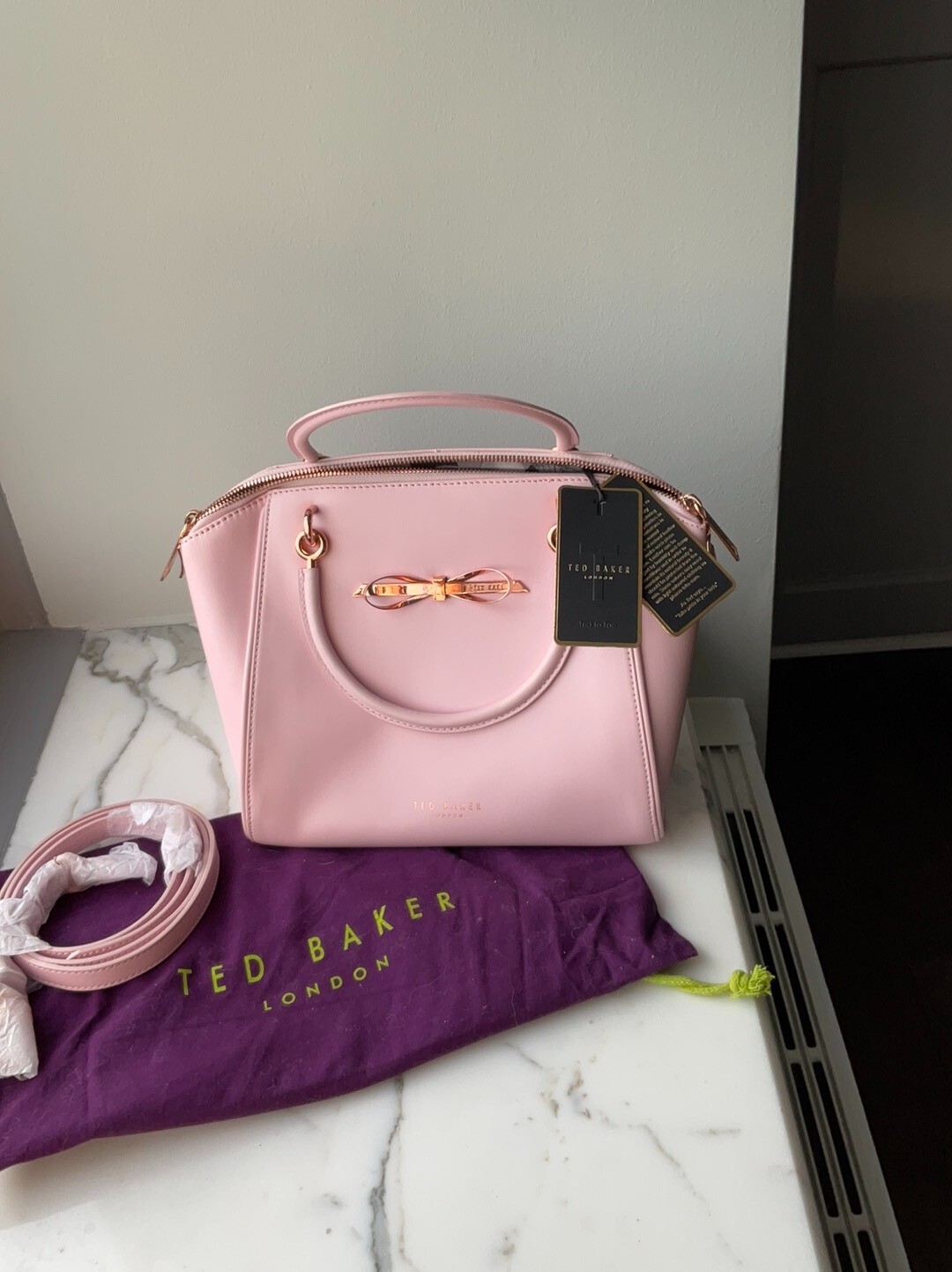 Ted Baker New with Tags Pink Handbag & Pre-Loved Ted Baker Light Pink ...