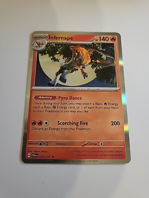 Infernape Holo Rare Pokemon Card Twilight Masquerade 033/167 NM | eBay