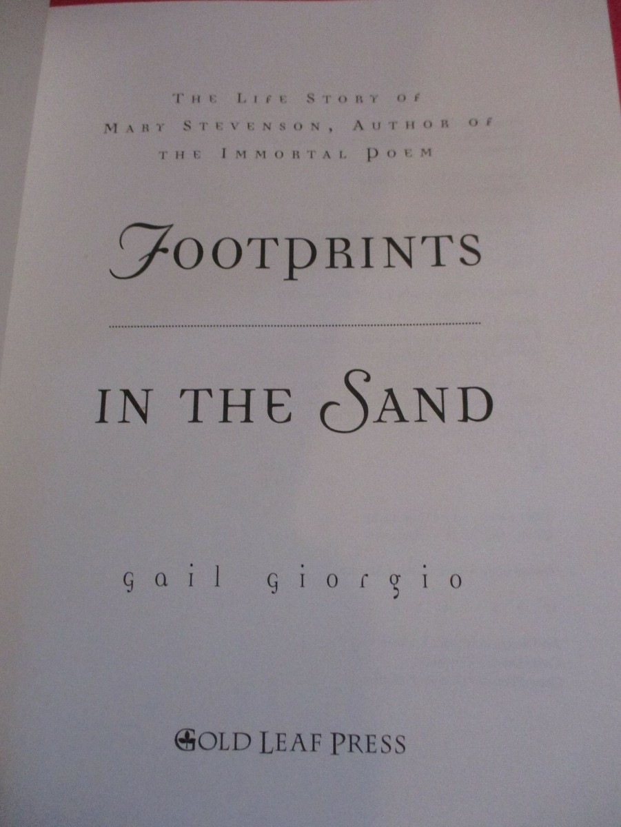 Footprints In The Sand The Life Story Of Mary Stevenson