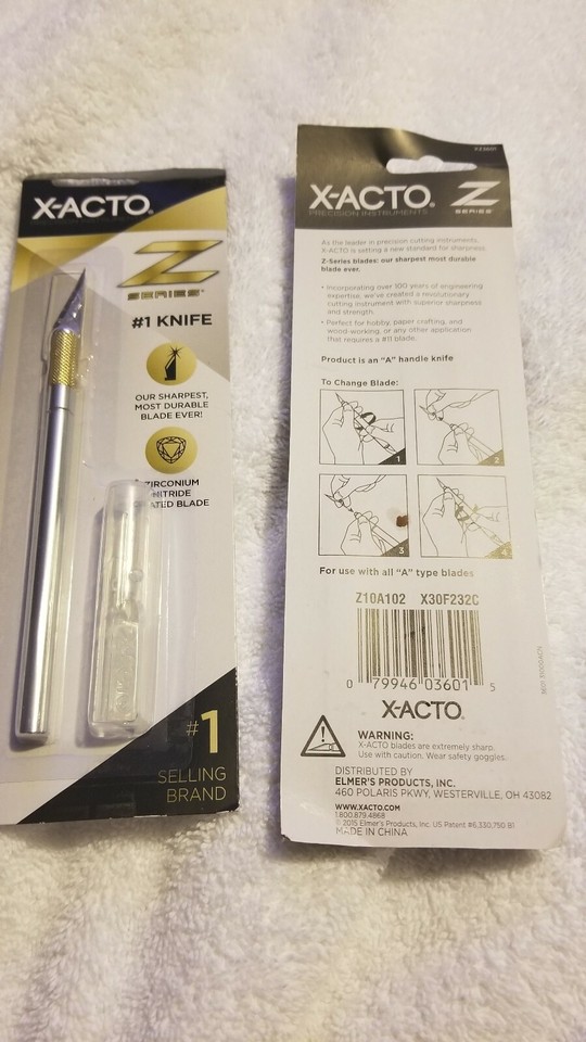 2-X-ACTO Z Series Knife Zirconium Nitride Coated Blade XACTO No.11 Type ...
