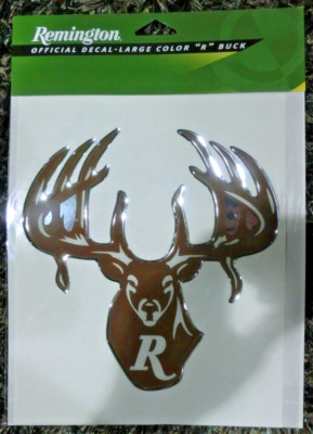 Remington Raised Decal Large Color “R” Buck | eBay