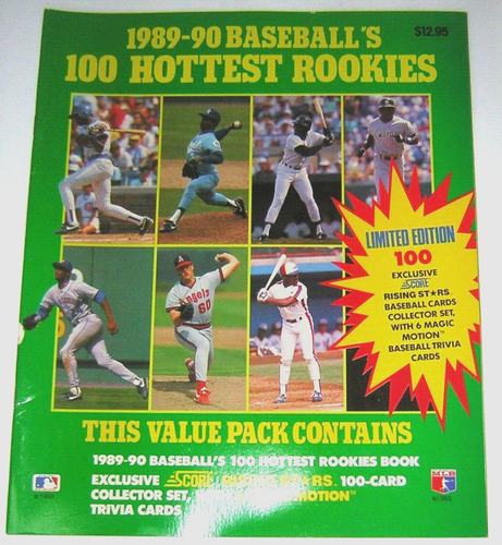 1989-90 baseball's 100 hottest rookies book only | eBay