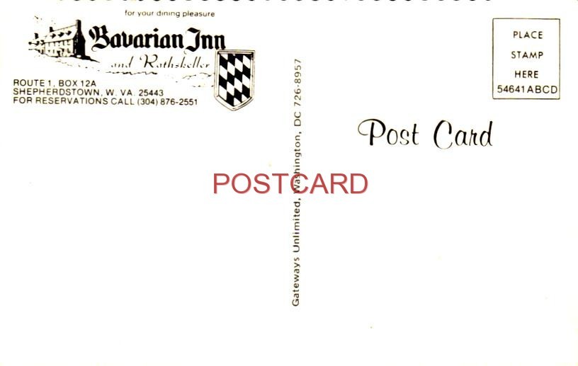 BAVARIAN INN and Rathskeller, Route 1 SHEPERDSTOWN, W. VA. | eBay