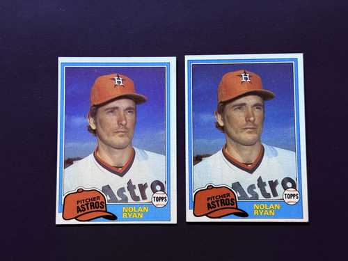 Lot Of 2 Nolan Ryan Topps 1981 Topps #240 | eBay
