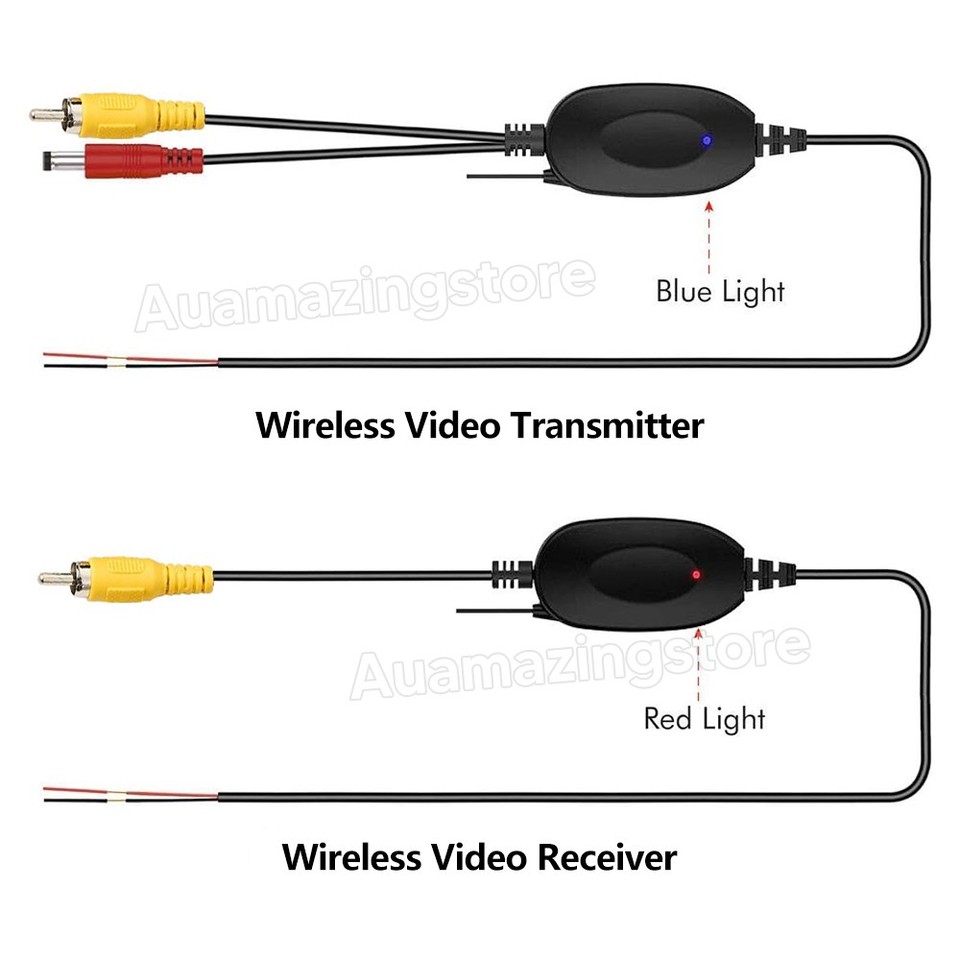 Wireless Rear View Video Transmitter & Receiver for Car Truck Reversing ...
